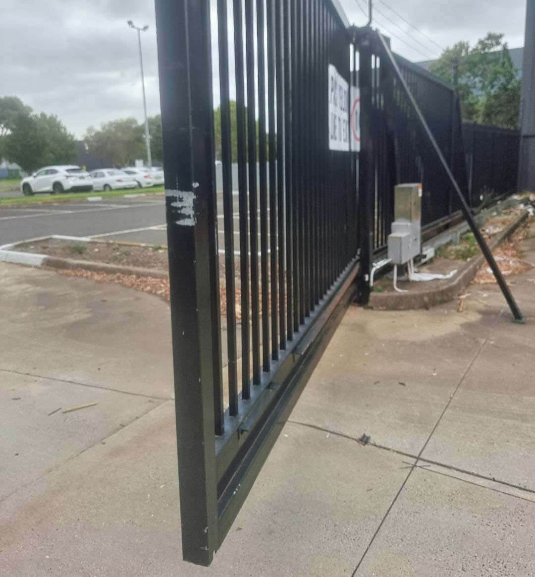 Automatic Gate Repair After Truck Damage - National Entrance Systems